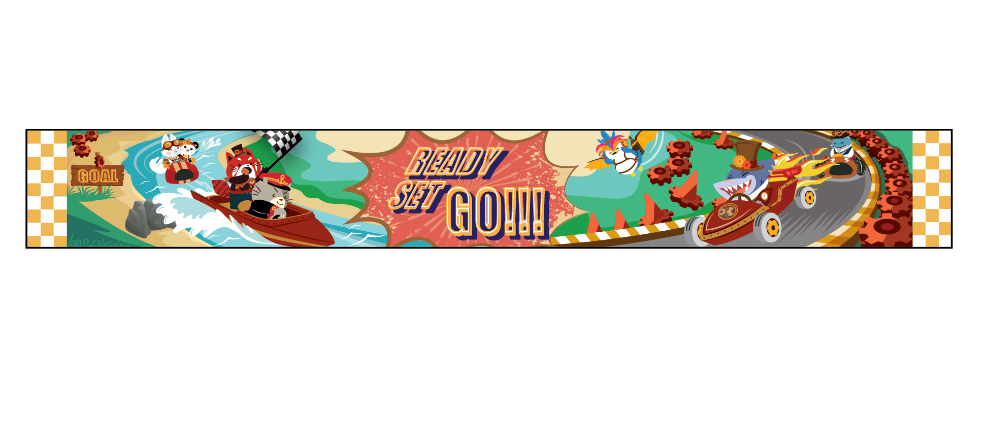 Ocean Park Branding / illustration / Game Booth Design