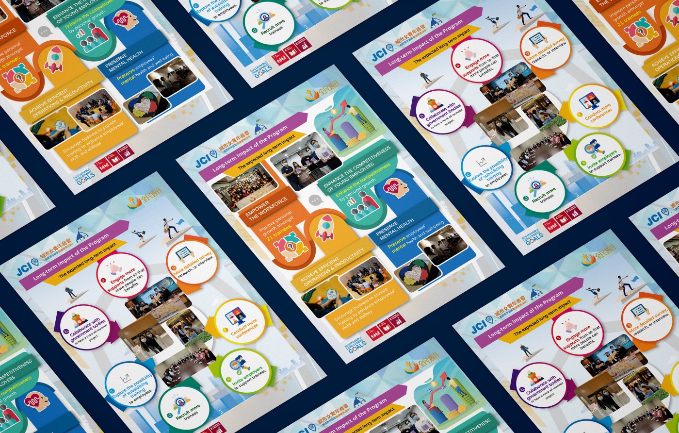 JCI Promotional and Infographic Graphic Design